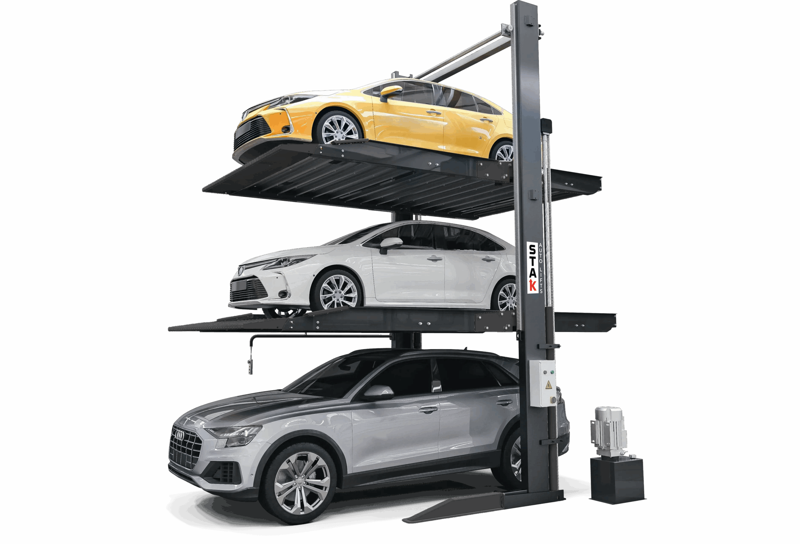 2-Post Triple Stak - STAK Auto Lifts