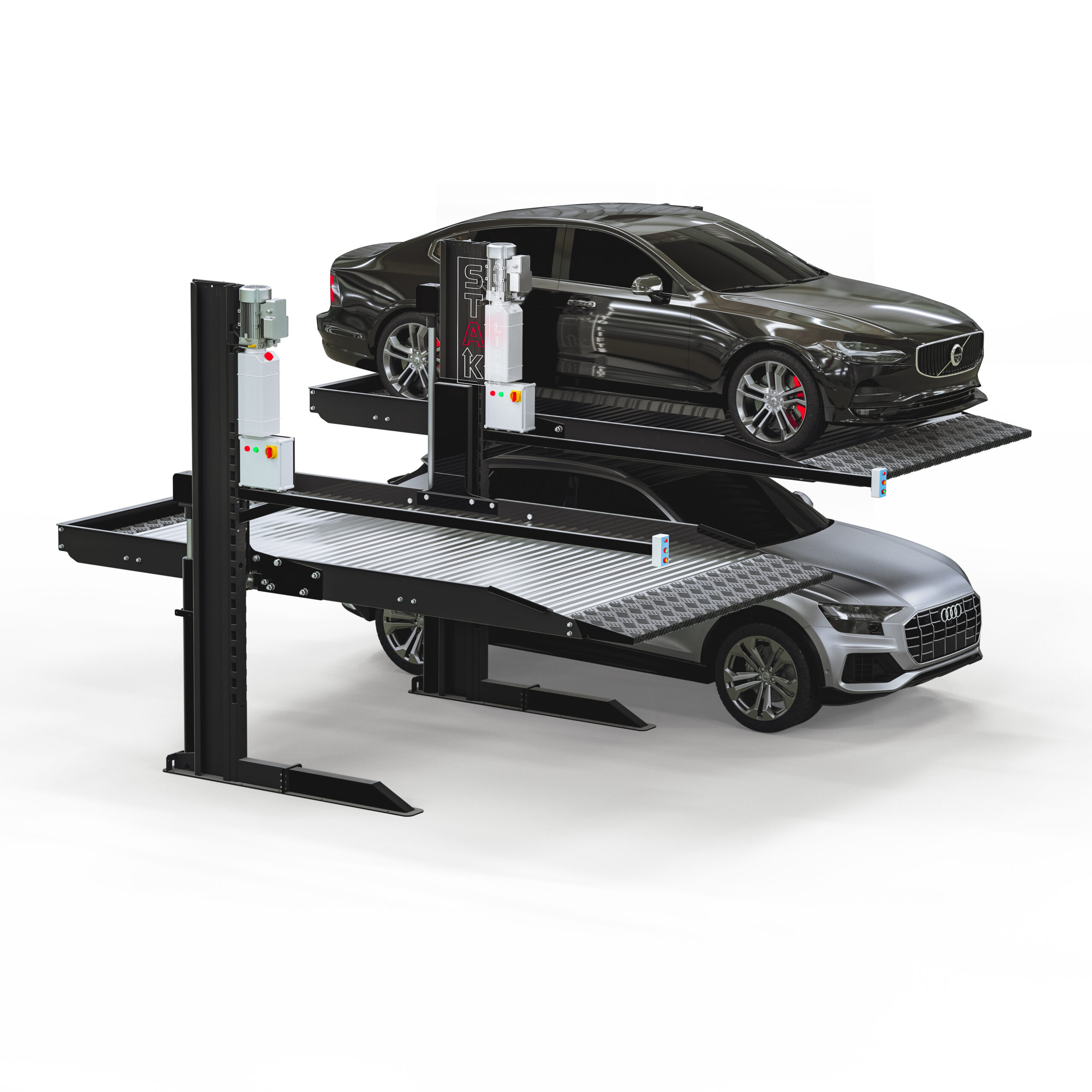 2-Post Short (Wide) - STAK Auto Lifts