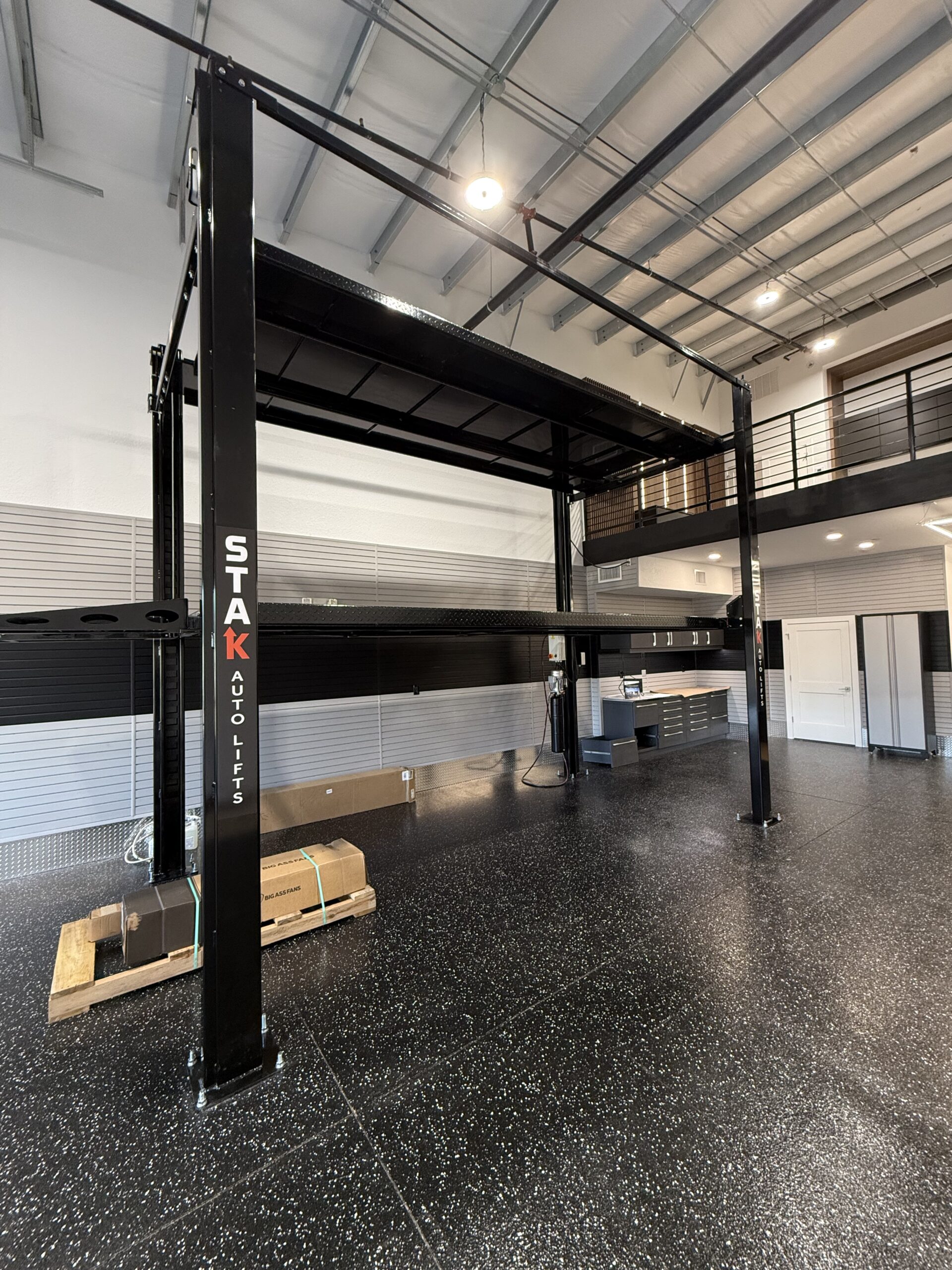 4-Post Triple Stak - STAK Auto Lifts